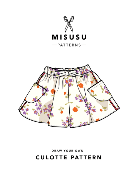 Culottes PDF Sewing Tutorial - Misusu Patterns